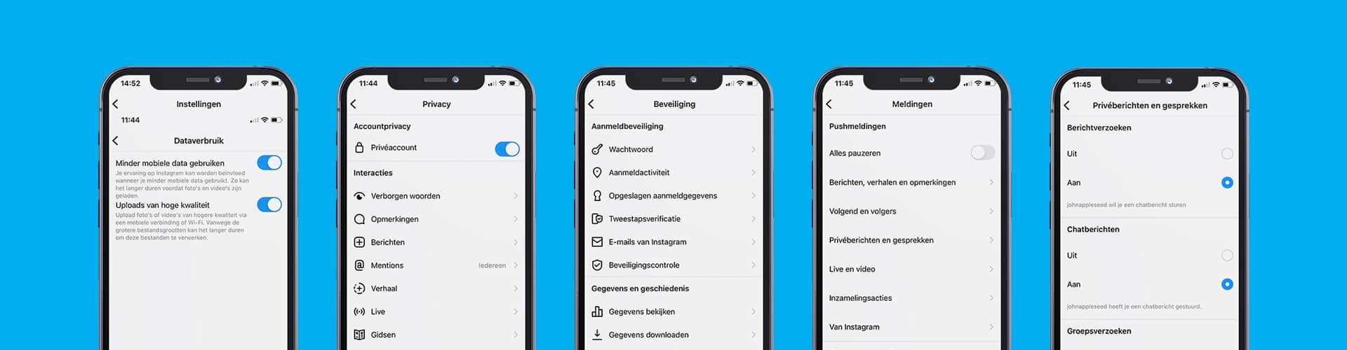 11 handige Instagram instellingen voor data en je privacy