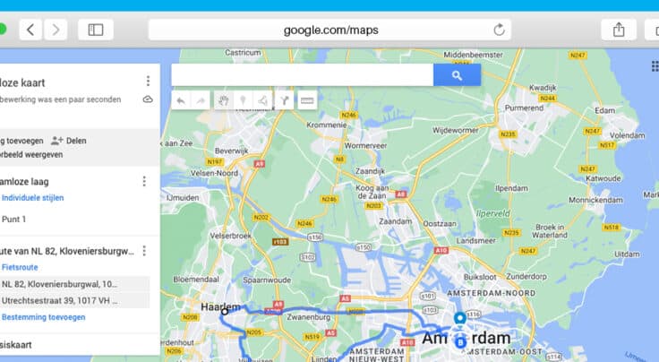 Een Google Maps route maken: zo doe je dat | Ben Blog