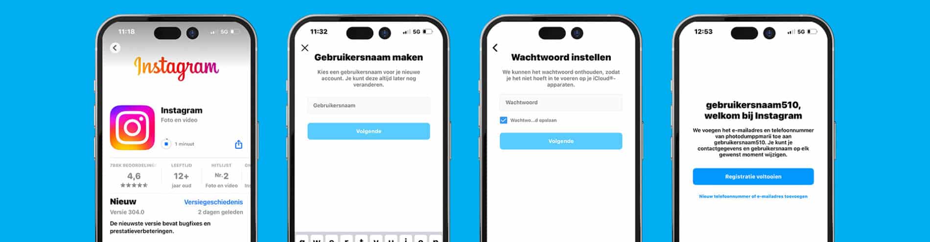 Instagram account aanmaken: zo doe je dat | Ben Blog